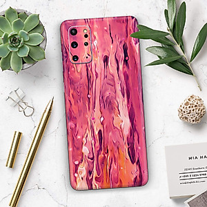 DesignSkinz Blurred Abstract Flow V48 Protective Vinyl Decal Wrap Skin Cover Compatible with The Samsung Galaxy S20 (Screen Trim & Back Glass Skin)