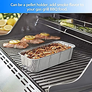 ProFire Blackstone Griddle Accessories Drip Pan Liners, 30 Packs Aluminum Foil Pan Disposable for 17" 22" 28" 36" Blackstone Griddle Drip Tray Holder Grill Rear Grease Catcher Cup Liners