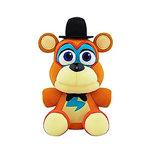 Funko Plush: Five Nights at Freddy's (FNAF) Pizza Plex-Glamrock Freddy Fazbear - FNAF Pizza Simulator - Collectible Soft Plush - Birthday Gift Idea - Official Merchandise - Stuffed