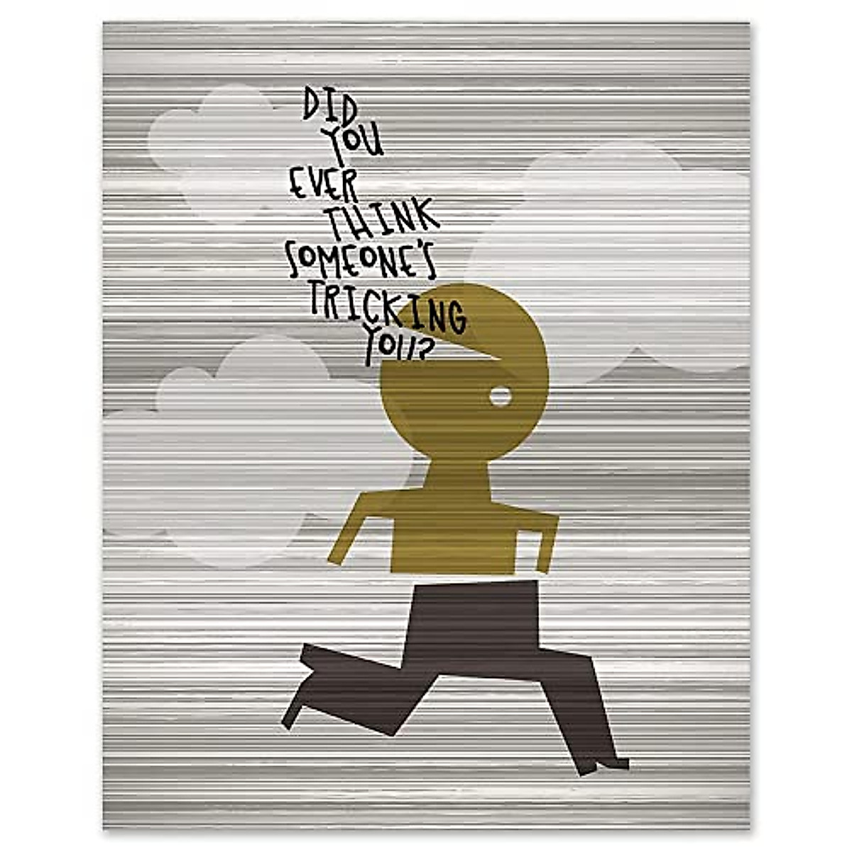 Third Eye Blind | Non Dairy Creamer - mid-century modern song lyric wall art print music poster