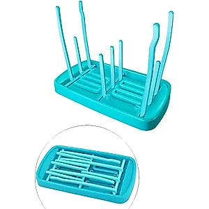 Sunwel Fashion Space Saving Baby Bottle Folding Drying Rack Portable Bottle Dryer for Nipples, Cups, Pump Parts and Accessories Great for Home & Travel