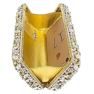 Luxury Women's Rhinestone Clutch Wedding Party Bag Hollow Out Evening Bags Dinner Diamond Purse Bridal Handbags silver M