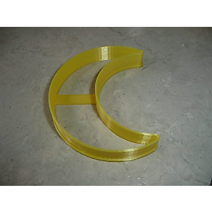 CRESCENT MOON SHAPE OUTLINE COOKIE CUTTER MADE IN USA PR4941