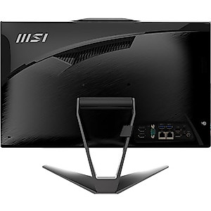 MSI PRO AP222T All-in-One Desktop: Intel Pentium Gold G7400, 4GB DDR4 2666MHz, 128GB NVMe SSD, Anti-Flicker, Less Blue Light, BT 5.0, Windows 11 Pro: 13M-068US,Black