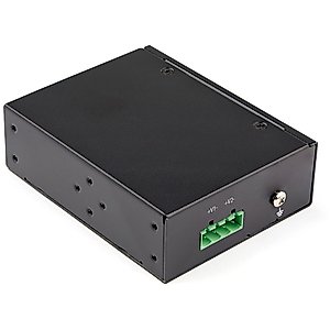 StarTech.com Industrial 5 Port Gigabit PoE Switch - 30W - Power Over Ethernet Switch - Hardened GbE PoE+ Unmanaged Switch - Rugged High Power Gigabit Network Switch IP-30/-40 C to 75 C, TAA