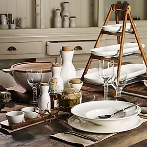 Villeroy & Boch Artesano Original Rim Soup, 9.75 in, Premium Porcelain, White, 1 Count (Pack of 1)