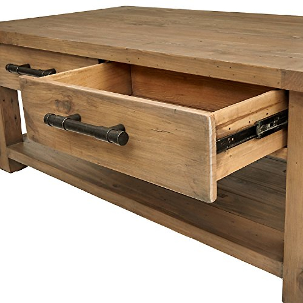 Amazon Brand – Stone & Beam Ferndale Rustic Coffee Table, 51"W, Sandstone