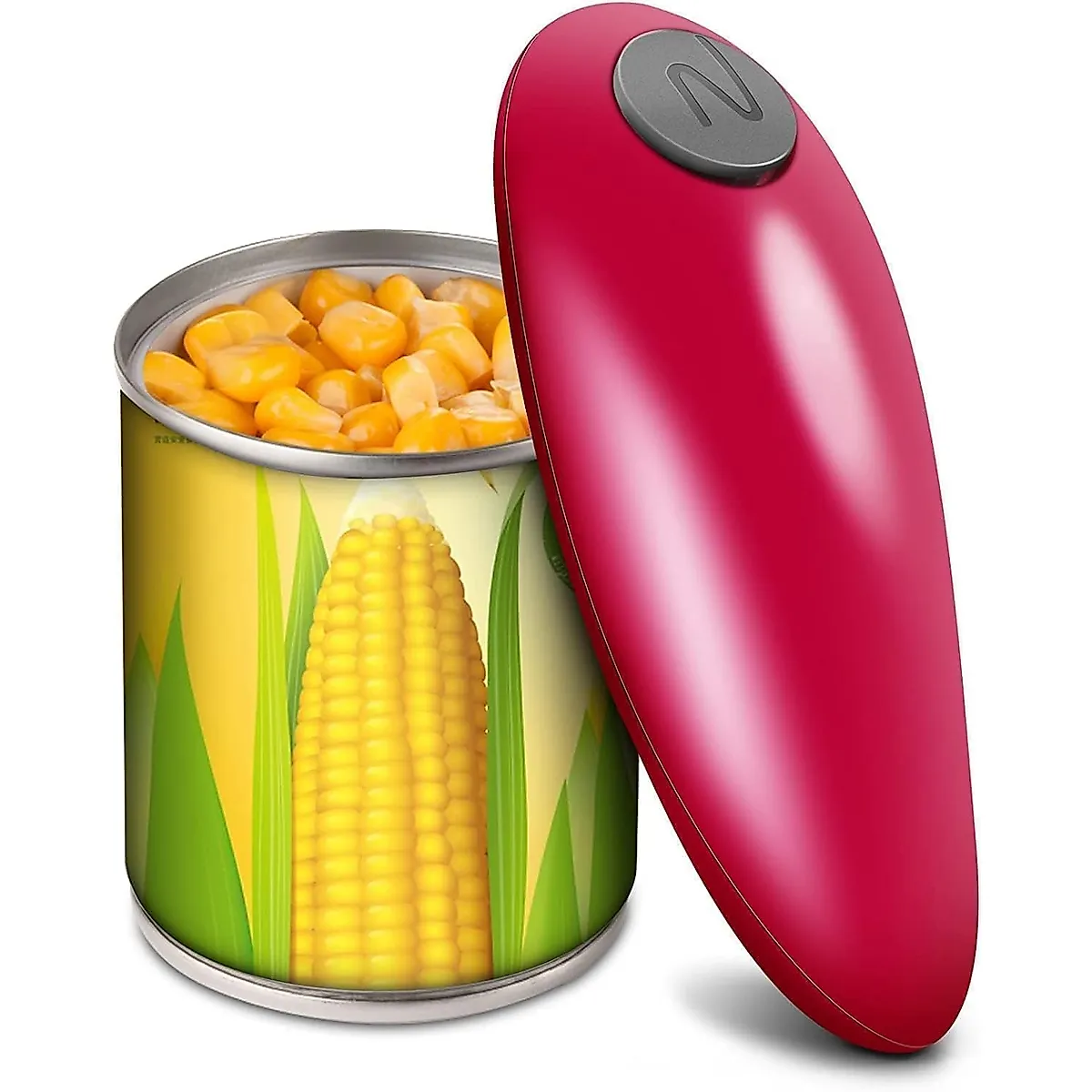 Electric Can Opener, Handheld One Touch Automatic Can Openers Fit Different Can Sizes and Shape with No Sharp Edges for Kitchen, Kitchen Gadgets for Senior with Arthritis