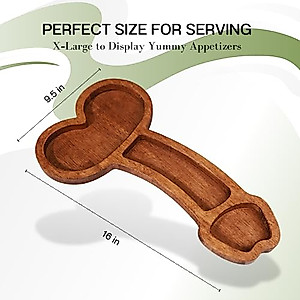 XL Charcuterie Boards (16 in) Funny Charcuterie Board Cheese Board, Unique Gifts Funny Cheese Platter, Food Serving Tray, Housewarming Funny Gifts, White Elephant Gifts