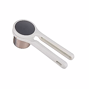 Joseph Joseph Helix Potato Ricer Masher Ergonomic Twist-Action Hand Manual Stainless Steel For Mashed Potato, White