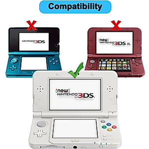 OSTENT Hard Crystal Case Clear Skin Cover for Nintendo New 3DS Console