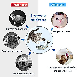 Floppy Fish Dog Toy,Floppy Fish,11" Realistic Interactive Perky Pet Floppy Fish Cat toy,USB Charging Floppy Fish Friend Dog Toy,Dog Fish Toy Flopping Can Chew and Kick,Reducing Stress For Cats