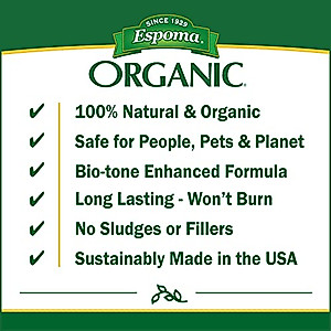 Espoma Organic Citrus-tone 5-2-6 Natural & Organic Fertilizer and Plant Food for all Citrus, Fruit, Nut & Avocado Trees; 8 lb. Bag. Promotes Vigorous Growth & Abundant Fruit