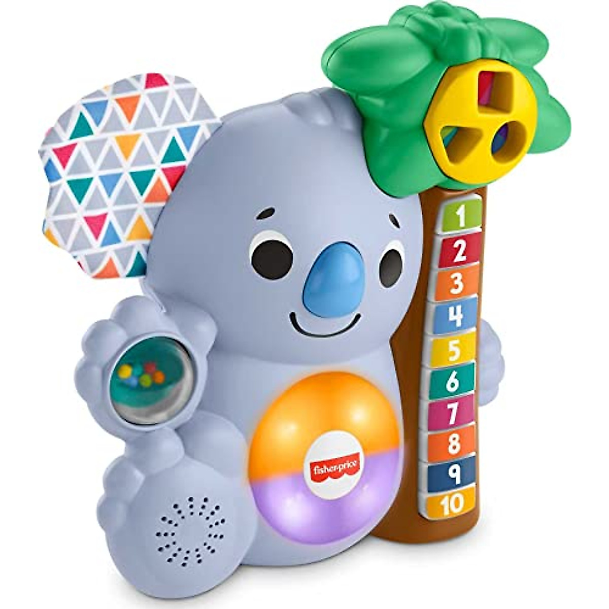 Fisher-Price Linkimals Baby Learning Toy Counting Koala With Interactive Lights And Music For Ages 9+ Months