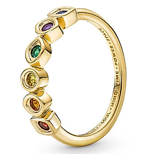 YUMIKING Authentic Sterling Silver Deep Purple Pansy Triple Pansy Flower Ring For Women Wedding Party Europe Fashion Jewelry