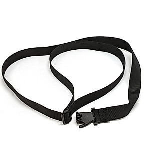 Nylon Tali Strap for Guitar, Vihuela, Guitarron, Requinto. Plastic Sound Hole Hook w/Hand Design (Black)