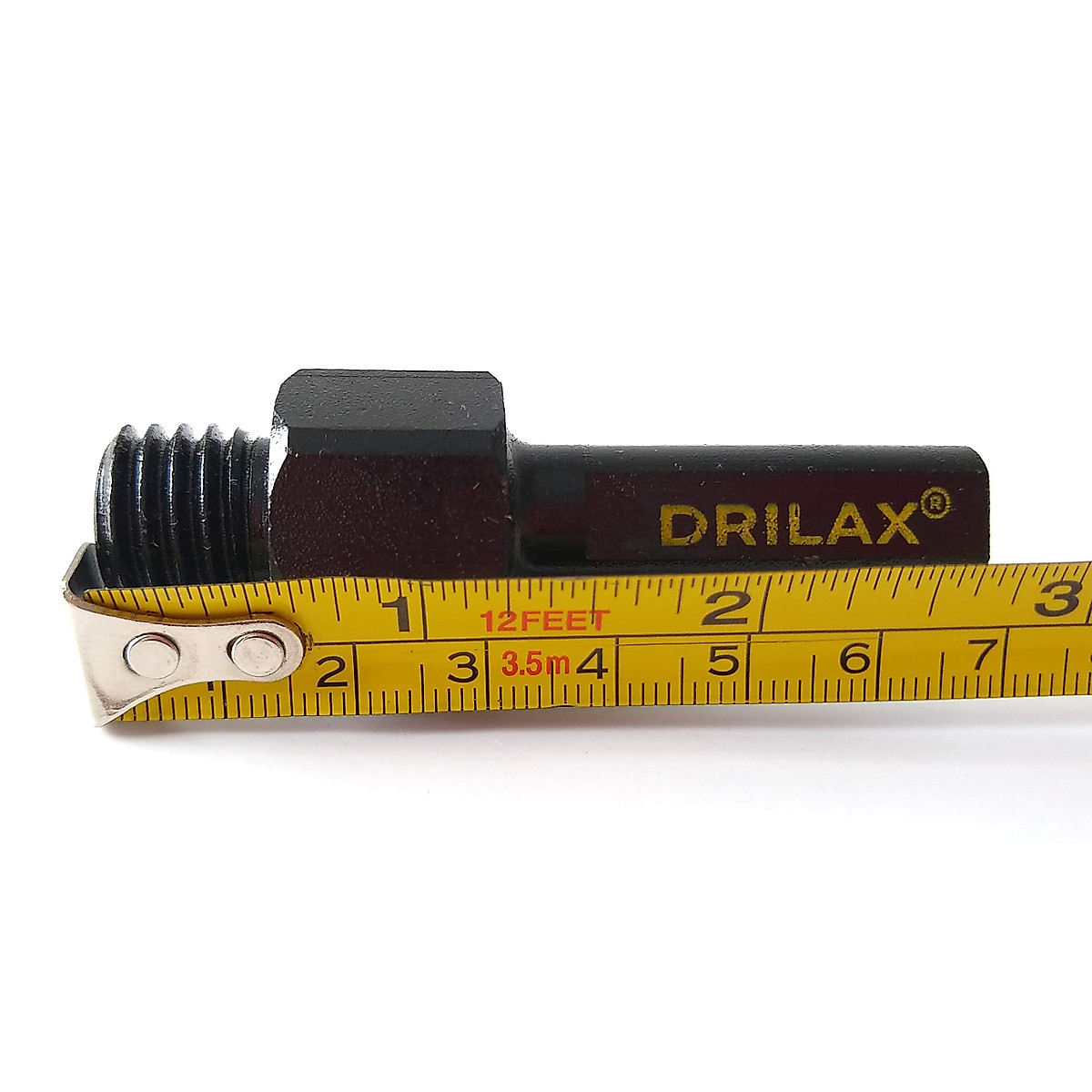 Core Drill Adapter 5/8 Threaded Arbor Diamond Hole Saw 5/8 inch - 11 to 1/2" Shank Sanding Attachment Arbor Shaft Adaptor Heavy Duty