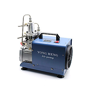 Electric PCP Air Compressor Pump,30 MPa 4500psi Portable Compressor High Pressure Air Compressor Electric Inflator PCP,Two-Stage Compression PCP Hand Air Pump