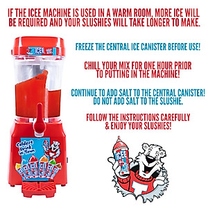 ICEE Slushie Machine. Home Countertop Slushy Maker. New for 2024. Creates up to 34Floz of Ice Cold ICEE Slushy. Make Ice Cold Slushies at Home! Officially Licensed ICEE Merchandise.