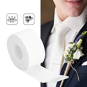 Collar Protector Sweat Pads, Disposable Sweat Prevention Adhesive White Self-Adhesive Anti-Dirty Neck Liner Tape Patches Shielding