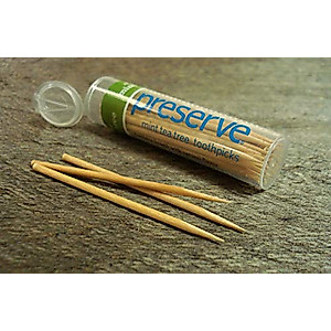 Preserve Toothpicks, Mint Tea Tree, 24 canisters