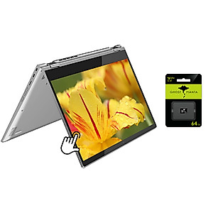 Lenovo Newest Chromebook C340 15.6" FHD Touchscreen 2-in-1 Laptop, Intel Core i3-8130U(up to 3.4 GHz, i5-7200u), 4GB RAM, 64GB eMMC, WiFi, Bluetooth, Chrome OS, w/Ghost Manta 64GB SD Card