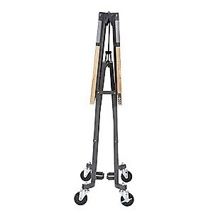 COSCO SmartFold Portable Workbench/Folding Utility Table (Gray Steel Frame)