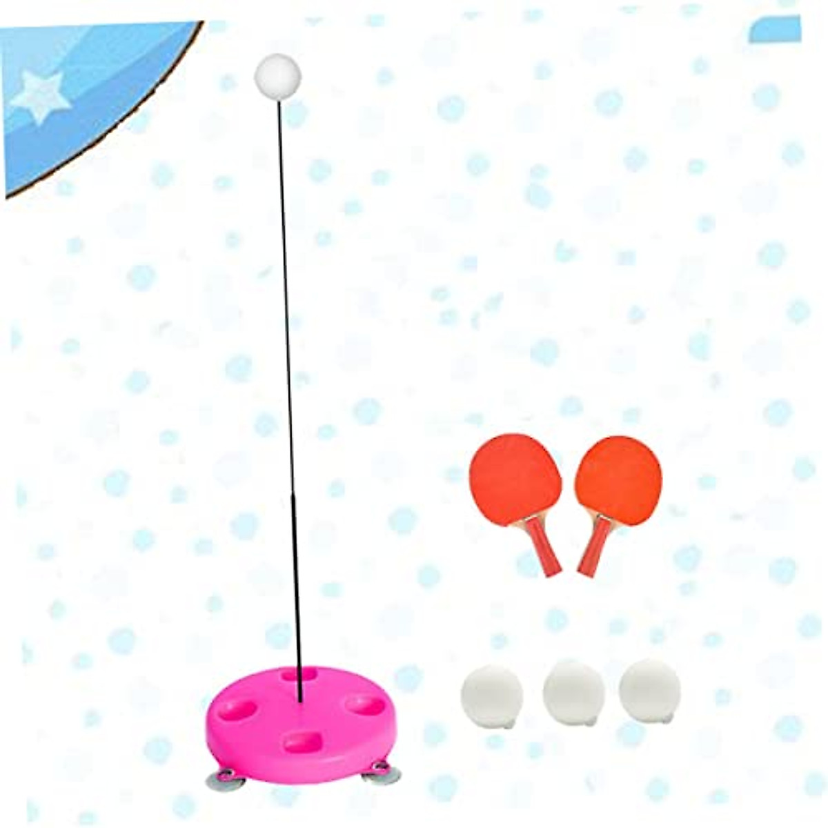 VANZACK Kidcraft Playset 3 Sets Robot Toys Toy for Kids Childrens Toys kidcraft playset Table Tennis Training Tool Sports Training Toy for Children Elastic Accessories Individual