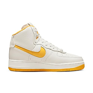 Nike Womens Air Force 1 High Sculpt Phantom/Yellow Ochre-Sail Size 8