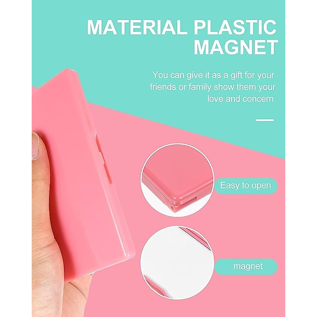 Magnetic Needle Storage Case,Sewing Pin Organizer Manual DIY Sewing Stitching Pin Storage Box for Cross Stitch Sewing Knitting Pin Needle Storage