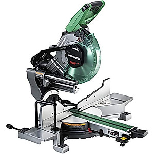 Metabo HPT MultiVolt™ 36V Sliding Miter Saw | 10-Inch Blade | Dual Bevel | Includes Battery & Charger | C3610DRAQA