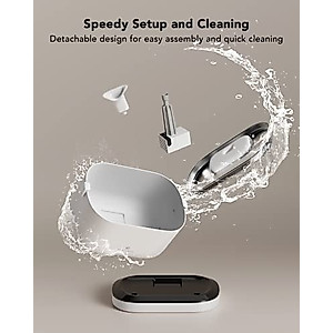 PETLIBRO Cat Water Fountain for Cats Inside,Wireless Pet Water Fountain,2.5L/84oz Dockstream Battery Operated Automatic Cat Fountains for Drinking with Wireless Pump,Easy Cleaning,BPA-Free for Cat Pet