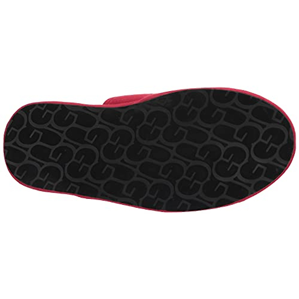 UGG Men's Scuff Graphic Band Slipper, Samba RED, 12
