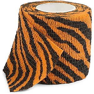 6 Rolls Self Adhesive Bandage Wraps, 2 Inch x 5 Yards Cohesive Vet Tape for First Aid (Animal Print)