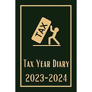 Tax Year Diary 2023-2024 a5: Fiscal Year Planner From April 2023 To April 2024 | Small Business | Self Employed |6"x9" with 130 page
