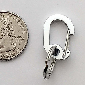 Klippy 2-Pack, 2 Pet Tag Quick Clips, Perfect for Dogs and Cats, Silver