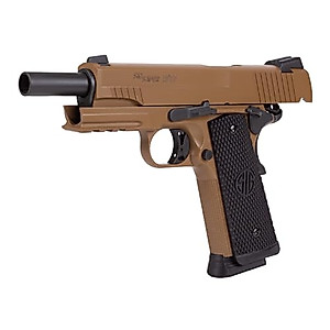 SIG SAUER 1911 Emperor Scorpion CO2-Powered 4.5mm Steel BB Caliber Semi-Auto Air Pistol with 17rd BB Mag - CO2 Cartridges Not Included