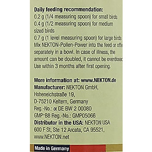 Nekton Pollen-Power for Birds 90g/ 3.1oz