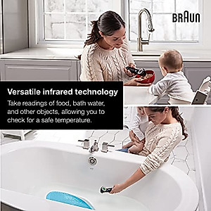Braun Sensian 7 Forehead 3-in-1 Non-Contact Thermometer, Age Precision Technology, Color-Coded Digital Display, Baby and Child Friendly, No.1 Brand Recommended by Pediatricians, FSA and HSA Eligible