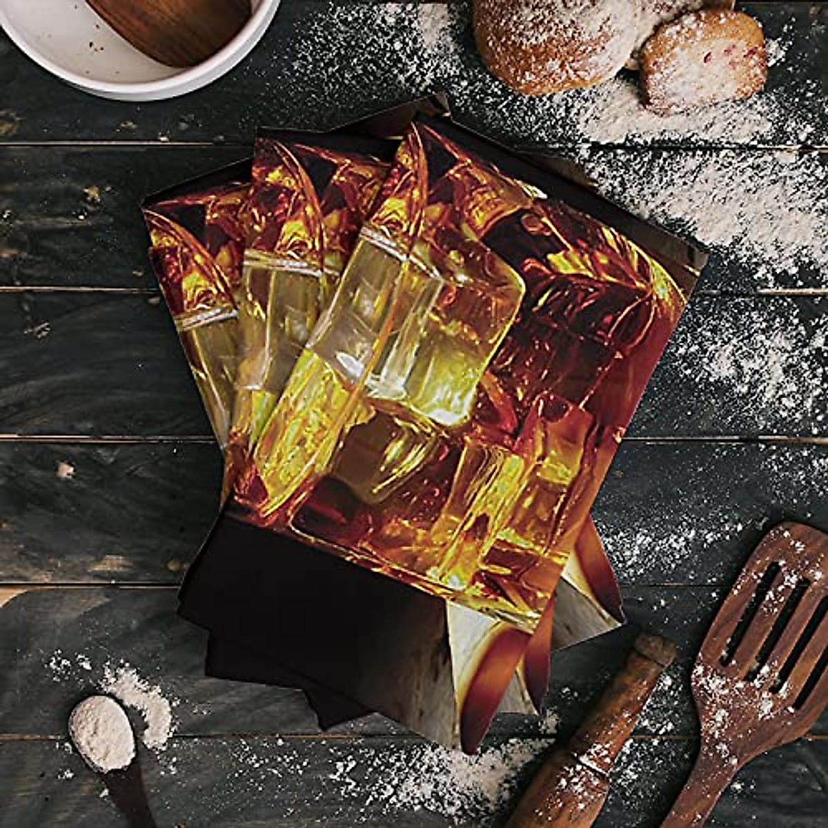 Meet 1998 Wine Glass Beverage Whiskey Kitchen Towels, Set of 4 Hand Drying Towel, Soft Absorbent Multipurpose Cloth Tea Towels for Cooking Baking, Ciger Black Washable Dish Towels Cloth 18x28 Inch