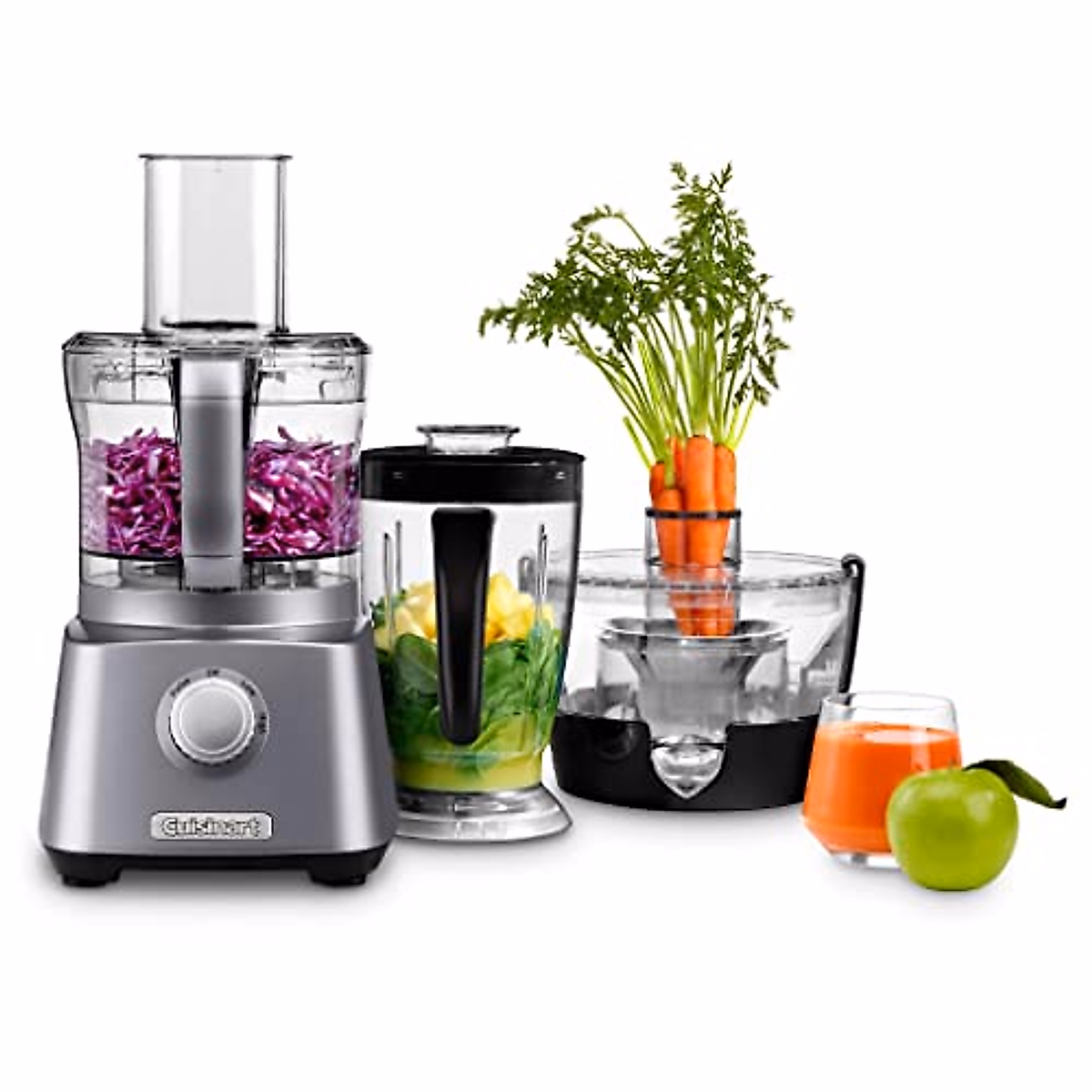 Cuisinart CFP-800 Kitchen Central 3-in-1 Food Processor, Gun Metal
