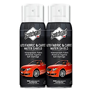 Scotchgard Auto Fabric & Carpet Water Shield, 20 Ounces (Two, 10 Ounce Cans)