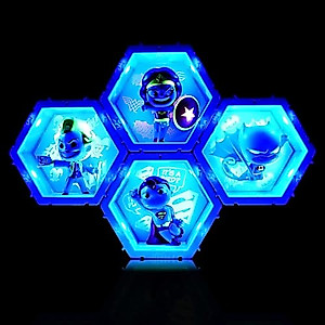 WOW! PODS DC Comics Light-Up Bobbling-Head Superhero Figure Collectible Toy (Metallic Batman), Multi-Color