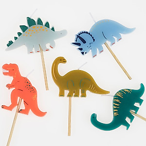 Meri Meri Dinosaur Candles (Pack of 5)