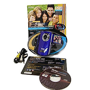 Vivitar DVR620-GRP Ultimate Selfie Digital Camera 5.1 MP with 1.8-Inch TFT LCD, Colors May Vary