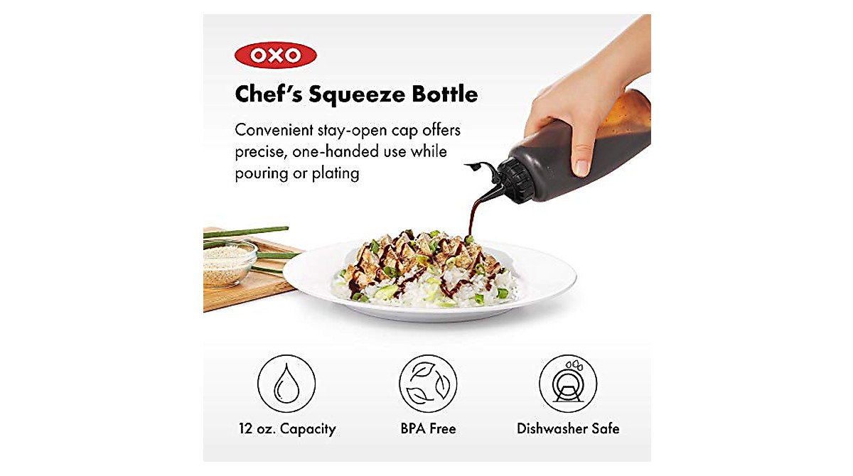 OXO Chef's Condiment Squeeze Bottles - Pack of 3