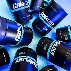 Gelactica Max Control Hair Gel for Men, Alcohol-Free, Strong Hold Styling Gel, Natural Extracts for Long-Lasting Hold and Shine, Slick Back Hair Style 8 Oz