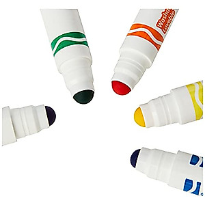 Crayola MyFirst Washable Markers - Assorted Colours (Pack of 8) | Easy-Grip Markers Perfect for Toddlers Hands | Ideal for Kids Aged 12+ Months