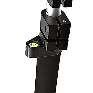 AdirPro 12' Aluminum Prism Pole w/Screw Collar Lock Fluorescent Green - Heavy Duty Surveying Tool - Heavy Duty Rust Resistant