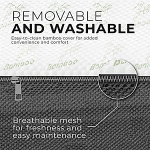 Cozzzi Folding Mattress Full Size for Floor and Traveling with Removable Cover - Lightweight and Portable Folding Mattress for Adults & Kids - Compact and Easy to Storage (75in x 54in x 4in)